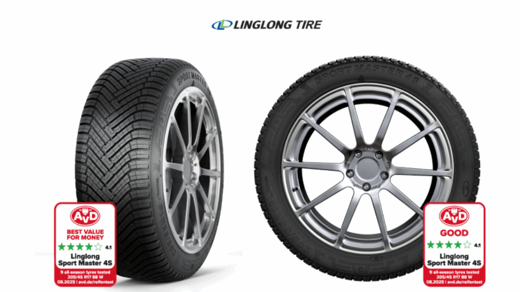 Linglong Sport Master 4S Named “Best Value for Money” by AvD